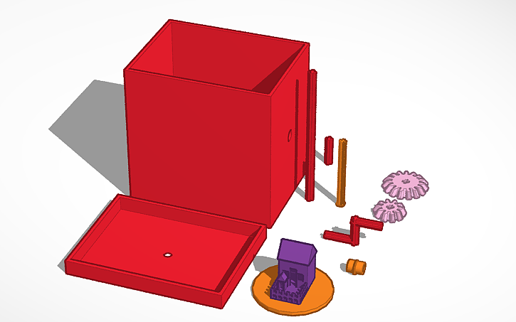 3D design merry-go-round - Tinkercad