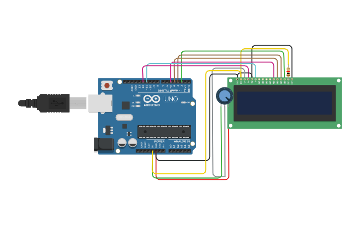 Circuit Design Modul 2 Tinkercad