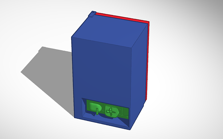 3D design Vending machine Snacks built up - Tinkercad
