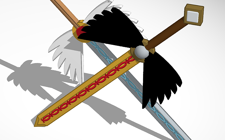 3D design Sword of angel - Tinkercad