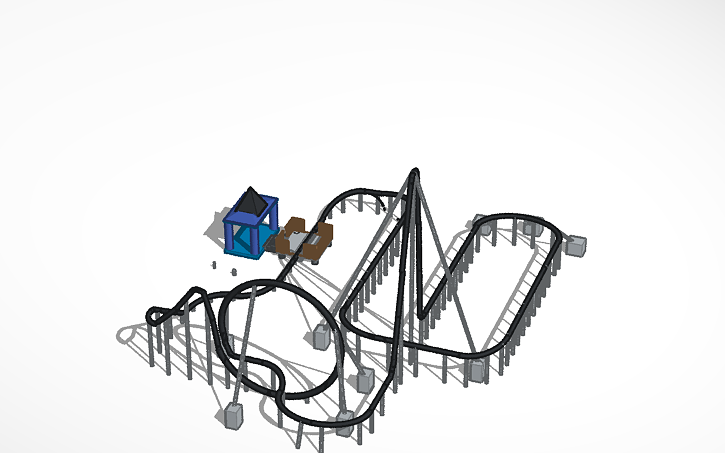 3D design roller coaster - Tinkercad