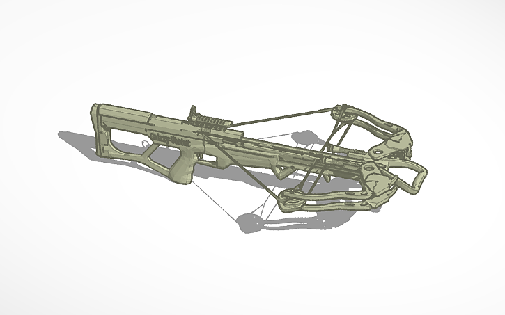 3D design Cross Bow (my game models) - Tinkercad