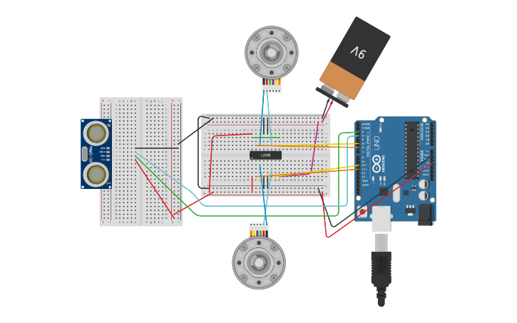 Circuit Design Moteur Cc Tinkercad