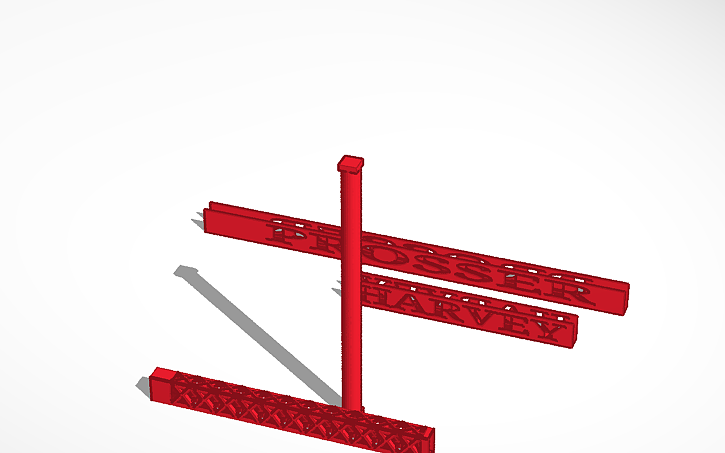3D design Railway Gantry - Tinkercad