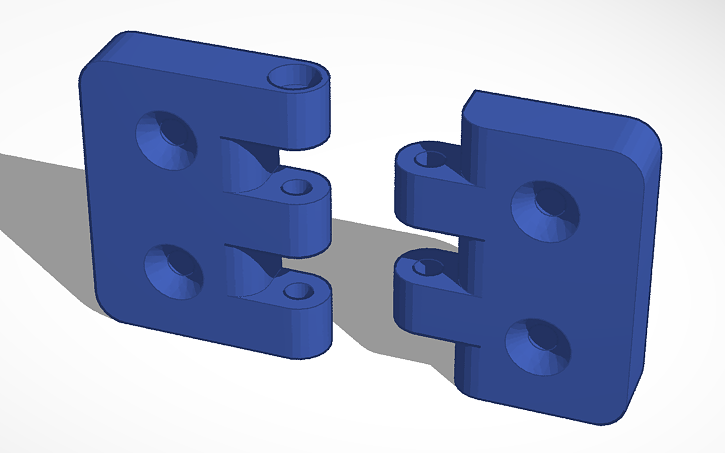 3D design DOOR HINGE - Tinkercad