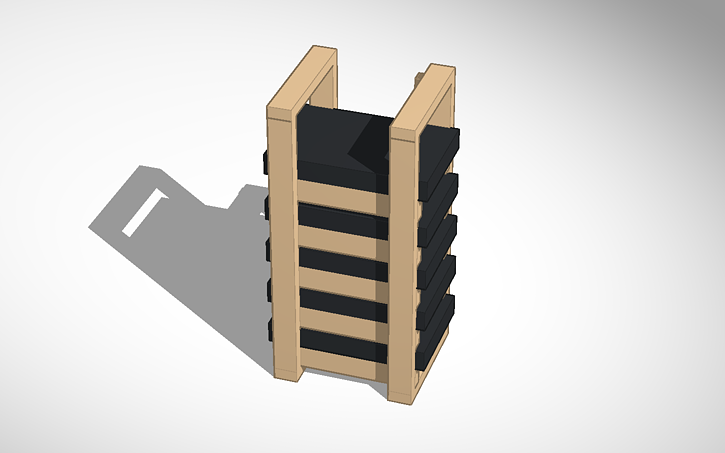 3D design Server Rack - Tinkercad