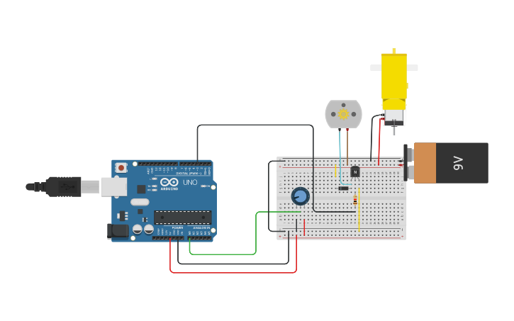Circuit design Funky Rottis | Tinkercad
