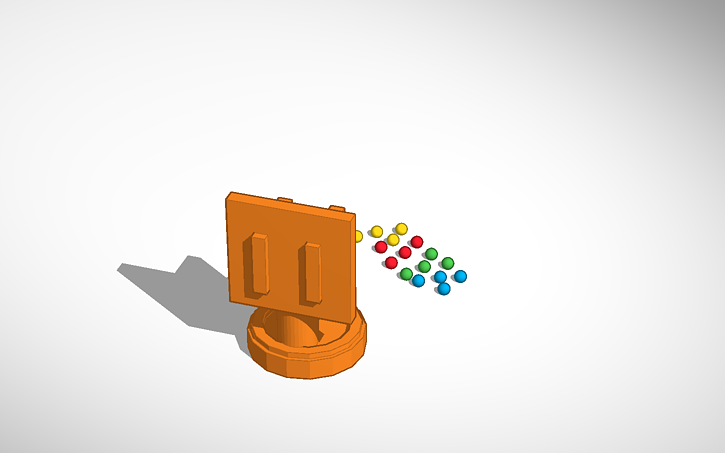 3D design ball game base - Tinkercad