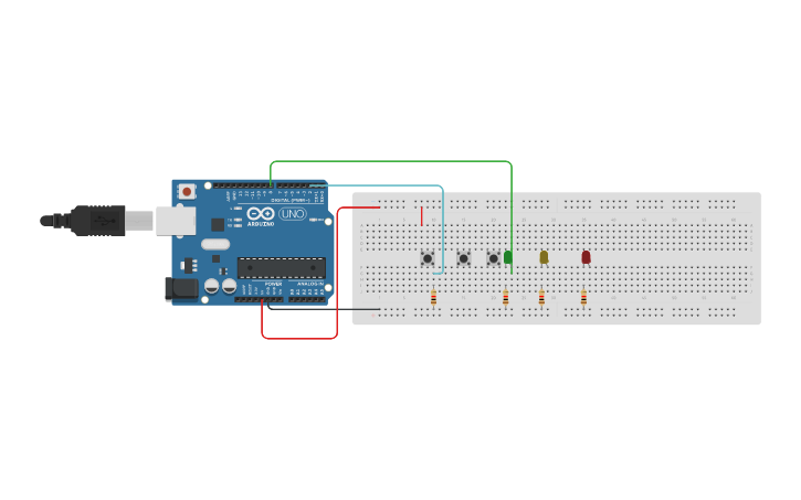 Circuit design Arduino Gavilán - Tinkercad