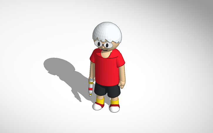 3D design Lloyd from "EarthBound Beginnings" | Tinkercad