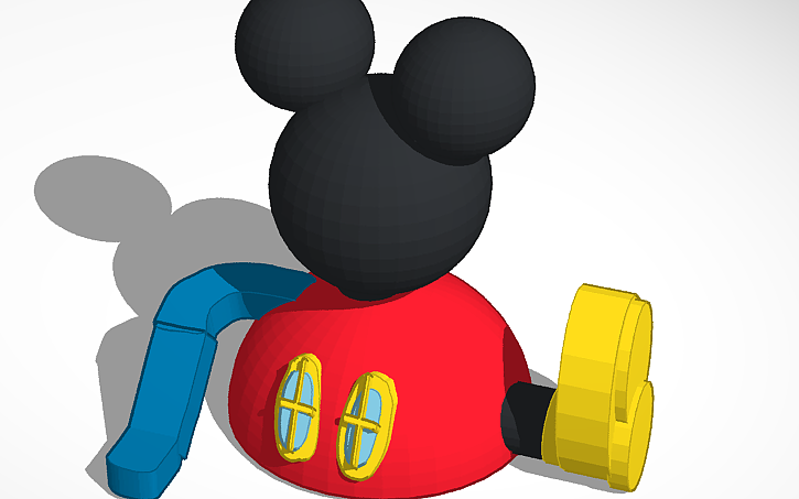 3D design Mickey Mouse Clubhouse 3D - Tinkercad