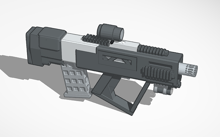 3D design Helldivers 2 AR-23 librater - Tinkercad