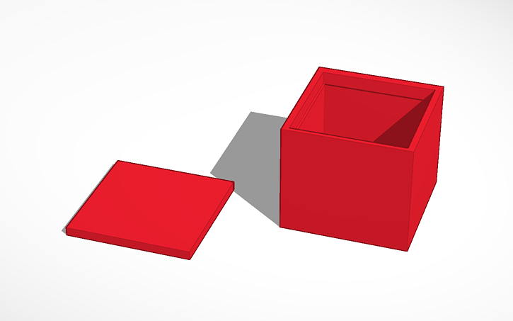 3D design box - Tinkercad