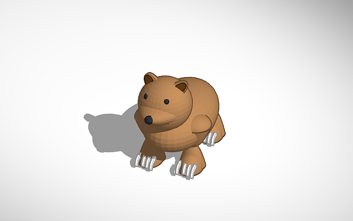 3D design Bear - Tinkercad