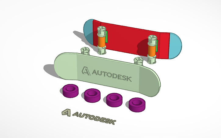 3D design skateboards - Tinkercad