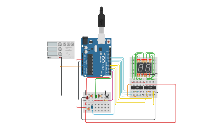 Circuit Design Avr Assignment U6702233 U6661060 Group 27 Tinkercad