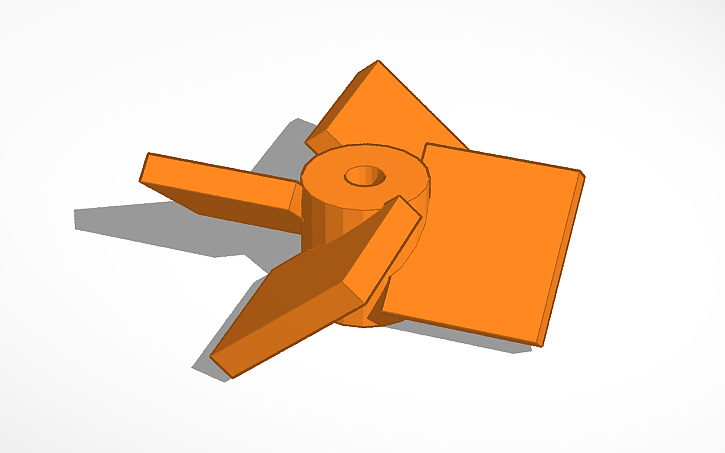 3D design fan blade | Tinkercad