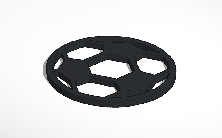 3D design Soccer Ball - Tinkercad