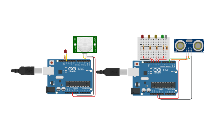 Circuit design Sensores Usando Arduino ( Movimiento y Ultrasonico ... Circuit design Sensores Usando Arduino ( Movimiento y Ultrasonico ...