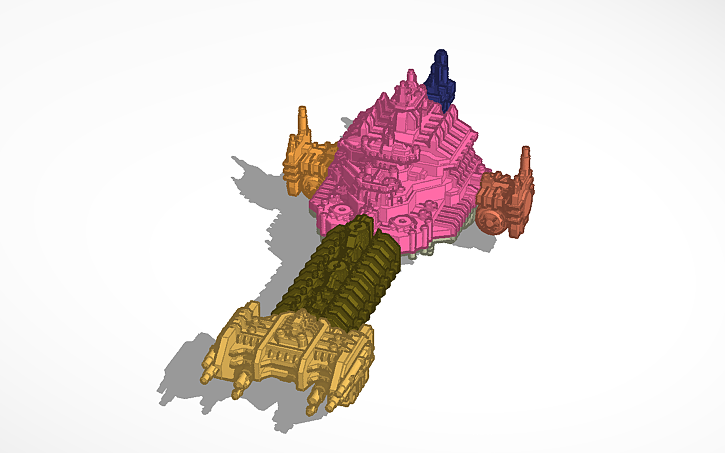 3D design Warhammer 40k - Battle Barge (v1) | Tinkercad