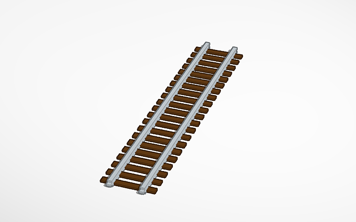 3D design Train Track - Tinkercad
