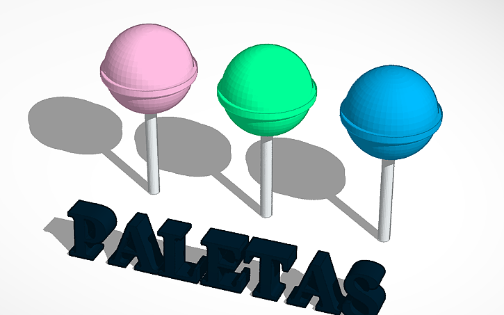 3D design 01 Chupa Chups | Tinkercad