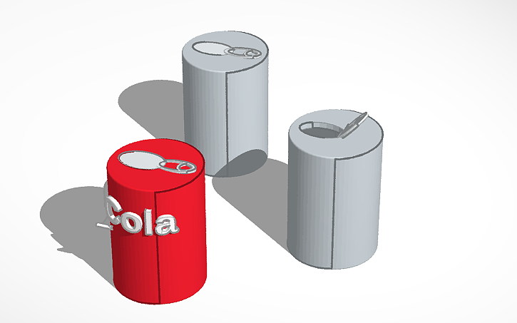 3D design Soda Cans - Tinkercad