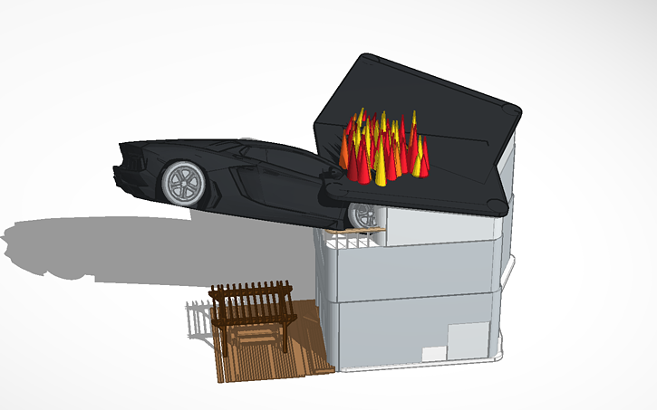 3D design car crash - Tinkercad
