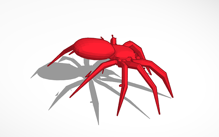 3D design Spider - Tinkercad