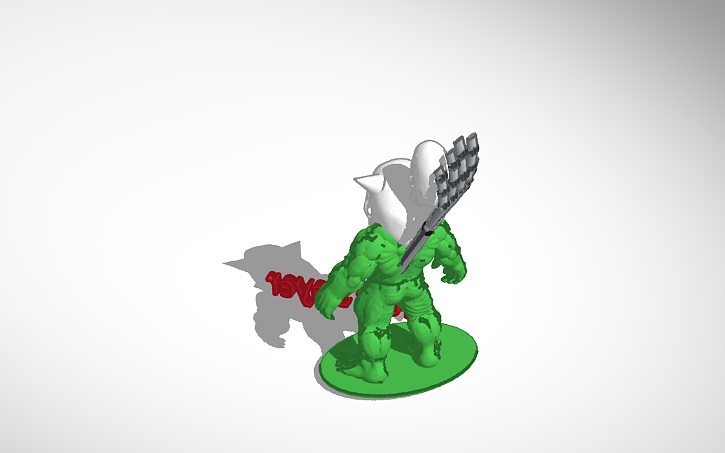 3D design hulk slayer - Tinkercad