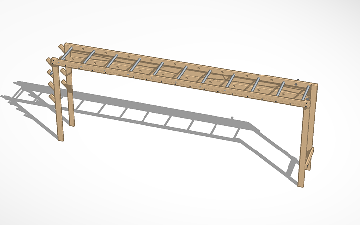 3D design Monkey bars - Tinkercad