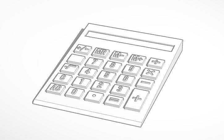 3d Design Calculator Tinkercad