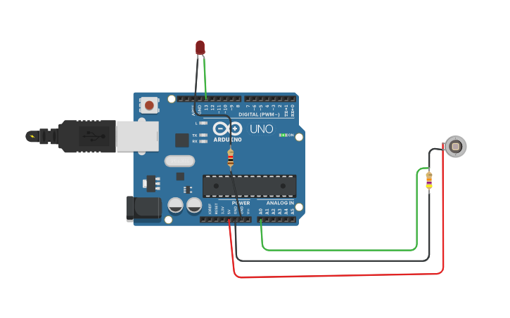 Circuit Design 1025 Arduino Photodiode Resistor Circuit Tinkercad