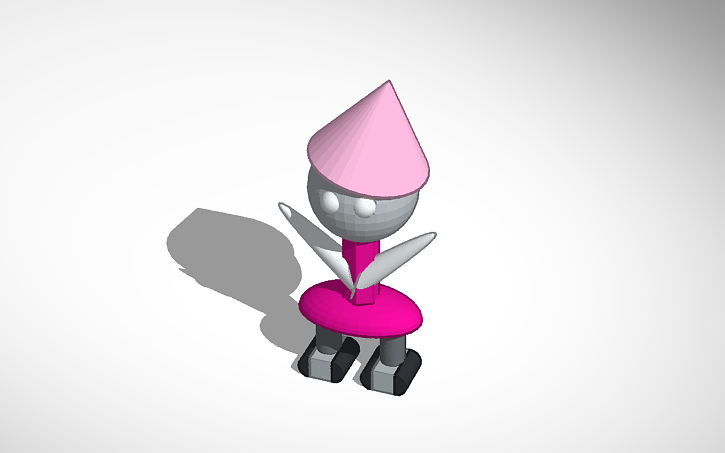 3D design lady bot | Tinkercad