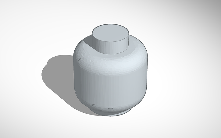 3D design Giant Lego Head No Face | Tinkercad