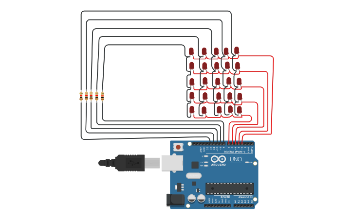 Circuit design Exp-9_Diagonal - Tinkercad