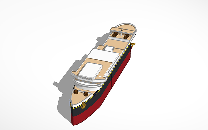 3D design Ship - Tinkercad