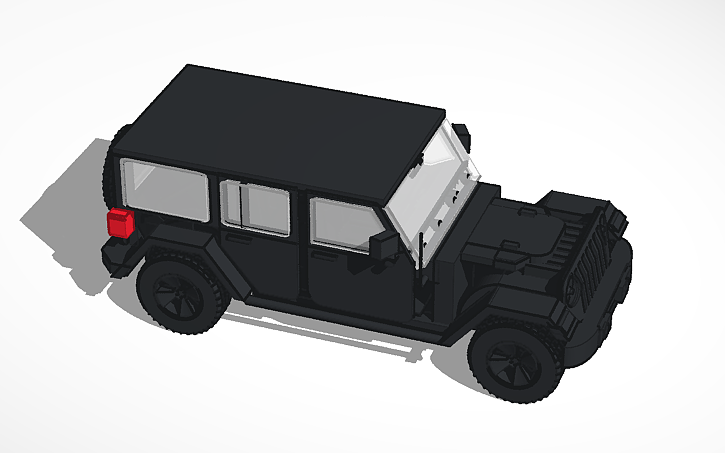 3D design Jeep Cherokee 2021 - Tinkercad