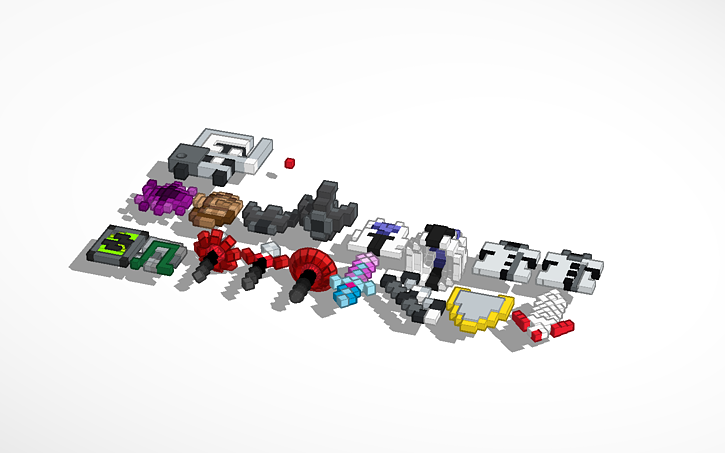 3D design ROTMG Weapons - Tinkercad