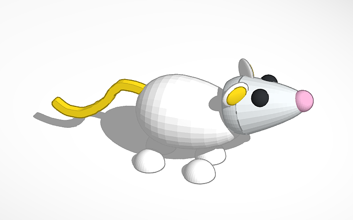 3D design Adopt Me! Accurate Golden Rat - Tinkercad