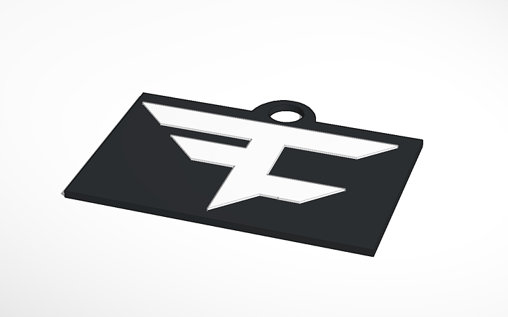 3D design FaZe Clan logo | Tinkercad