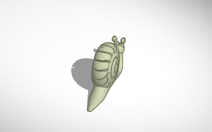 3D design snail - Tinkercad