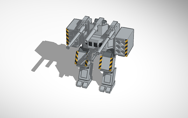 3D design Storm Mech - Tinkercad