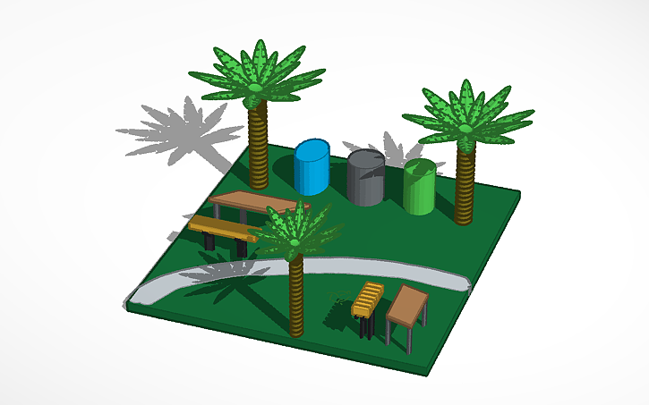 3D design Recycling Saves Animals | Tinkercad