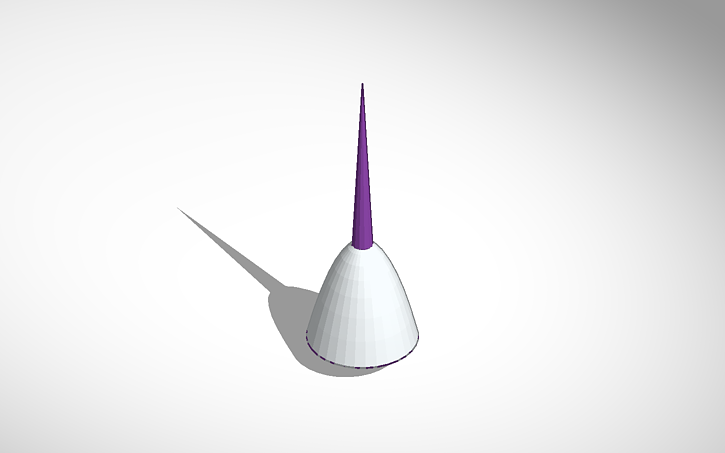 3D design Spinning Top 1 - Tinkercad