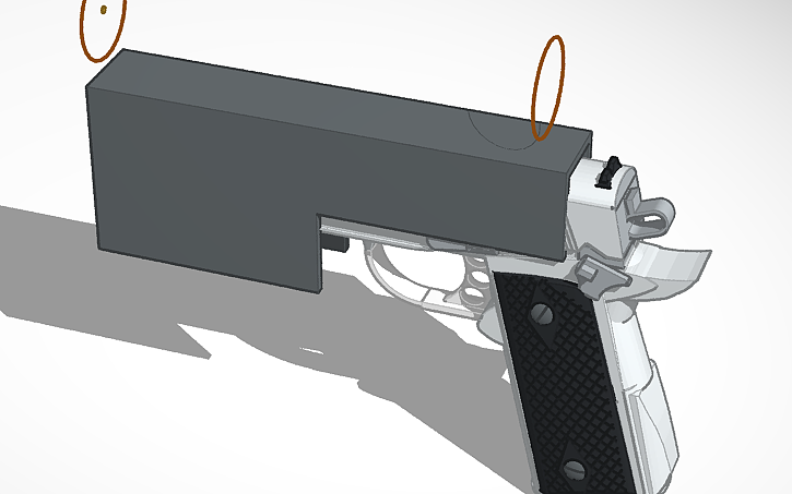 3D design Half life hand gun - Tinkercad