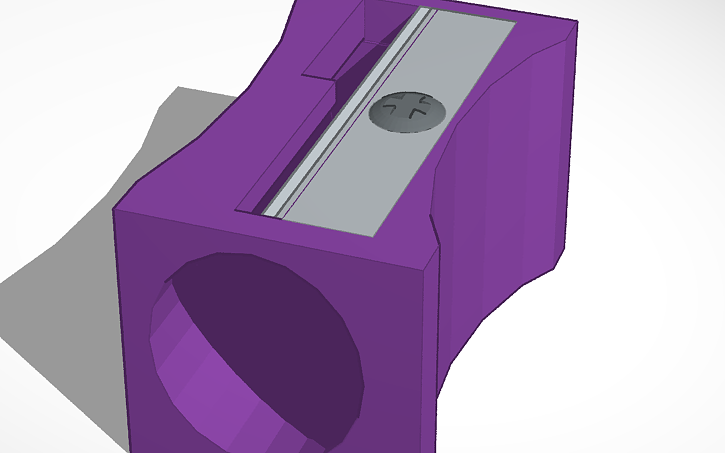 3D design Pencil Sharpener - Tinkercad