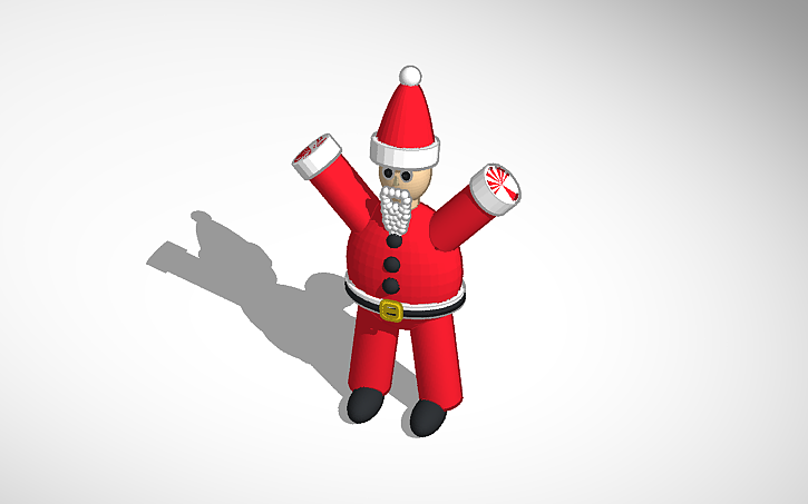 3D design Santa - Tinkercad