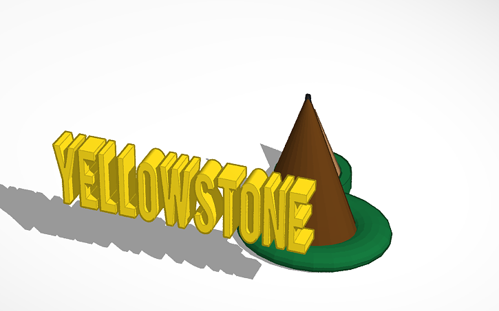 3D design yellowstone kayla sarty | Tinkercad