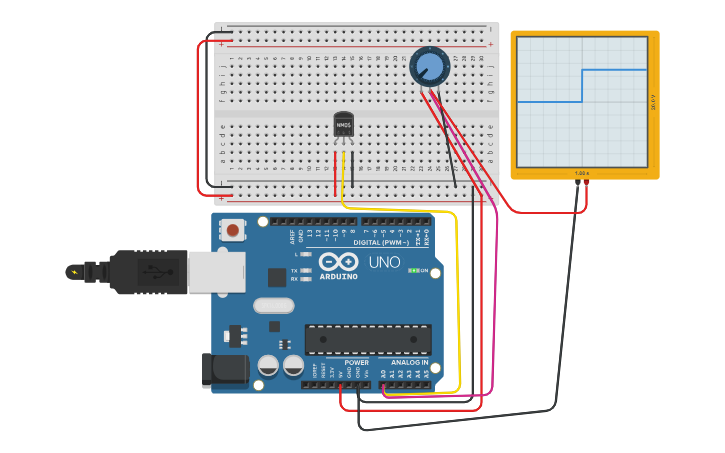 Circuit design Activity-7-Procedure-Analog Input - Tinkercad